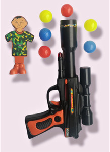 Geethas Collections Toy Gun with ball bullets and Target Guns & Darts ...