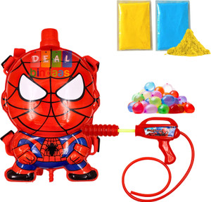 Holi Pichkari Back-Pack Water Tank with High Pressure Pichkari Squirter ...