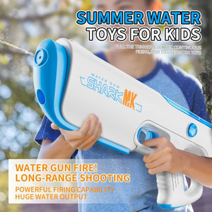 Zuuluzrs Electric Water Gun Toy with Automatic Water 25Ft Range Water ...