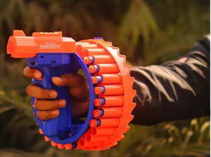 Shivay traders Rechargeable Rapid Fire Electrical Shoot Gun with 28 ...