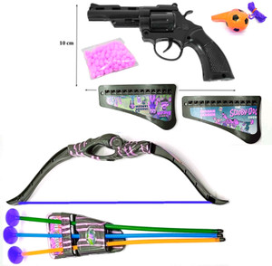 Dynamic Retail Global Gun Toys for Boys With Bullets, Archery Bow ...