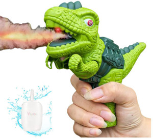 StarsOne Mini Dinosaur Dino Machine Gun Toy with Spray Smoke Effect ...