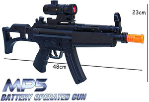 SALEOFF Musical Army & PUBG Themed MP5 Toy Gun-With Wonderful Smoke ...