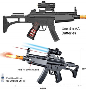 SALEOFF Musical Army & PUBG Themed MP5 Toy Gun-With Wonderful Smoke ...