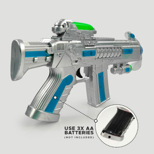 A R ENTERPRISES Musical Space Toy Gun for Kids|with Ultra Sonic Laser ...