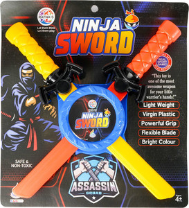 RATNA'S Ninja Sword 2 sword with holder Pretend Play Sets (Multicolor ...