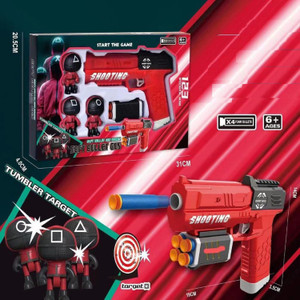 KTRS Blaster Toy Guns, Red, with Soft Foam Bullets Guns & Darts ...