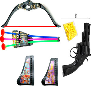 Dynamic Retail Global Gun Toys for Boys With Bullets, Archery Bow ...