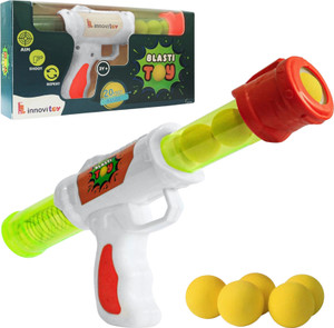 Innovitoy Blastitoy Gun Toy for Kids - Fun Blaster Gun - Toy Gun with 5 ...