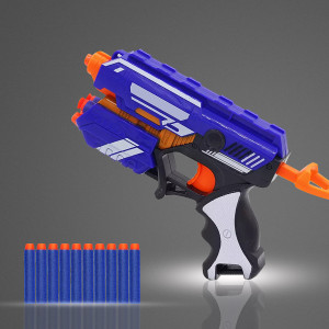 SAFESEED Best Hot Fire Blaze Storm Toy Gun with 10 Extra Bullets ...