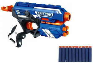 Just97 Blaze Storm Manual Soft Bullet Gun (Blue) Guns & Darts - Blaze ...