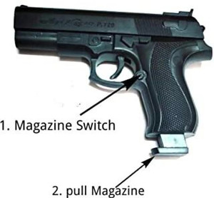 Reloader RAJESH NAKLI MOUSER TOY GUN WITH 120 BULLETS Guns & Darts ...