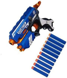 Sandiksha Manual Blaze Storm Gun Blaster with 10 Foam Bullets Guns ...