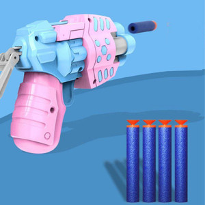 Skstore Soft Bullet Gun Toy with 4 Safe Soft Foam Bullets, Storm Hot ...