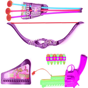 Dynamic Retail Global Gun Toys for Boys With Bullets, Archery Bow ...