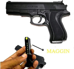 s m goods Toy Gun Pistol for Kids with 8 Round Reload and 6 mm Plastic ...