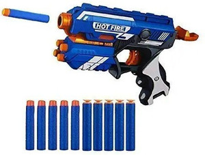 Anushka Toys Blaze Storm Manual Soft Suction Bullet Gun Toy with 10 ...