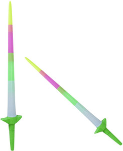 Geeju LED Light Sword Toy for Kids, Expandable Sword Toy, Pack of 2 ...