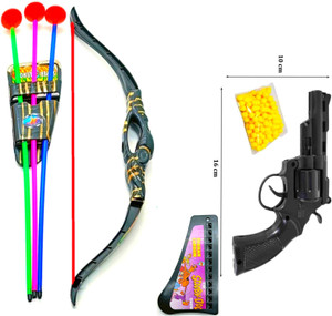Dynamic Retail Global Gun Toys for Boys With Bullets, Archery Bow ...