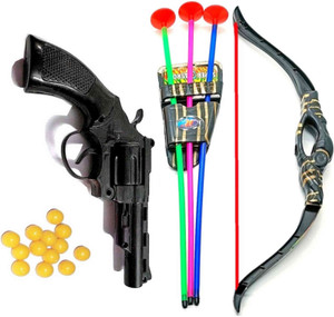Dynamic Retail Global Gun Toys for Boys With Bullets, Archery Bow ...