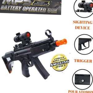SALEOFF Musical Army & PUBG Themed MP5 Toy Gun-With Wonderful Smoke ...