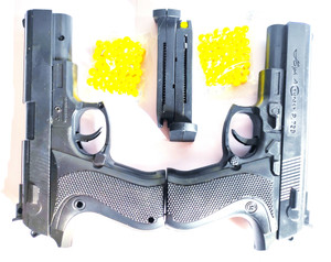 Pphand P-729 mini mouser gun pack of 2 with extra bullets Guns & Darts ...