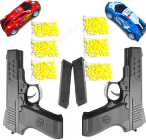 Harsun Pack of 2 Mauser Gun , Extra 360 Bullets, 2 Pcs Pull back Racing ...