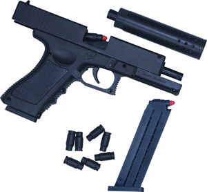 GEX Kids Toy Gun | Soft Bullet Toy Gun | Pull Back Action With Jump ...