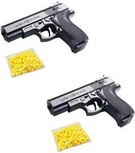 Rajni Mini Toy Gun PUBG Pistol with 8 Round Barell and 6 mm Plastic ...