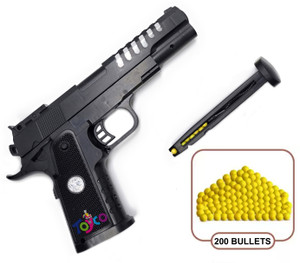 Toyco Mouser Pistol Toy Shooting Gun for Kids with ( 200 Plastic ...