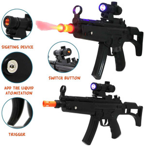 SALEOFF Musical Army & PUBG Themed MP5 Toy Gun-With Wonderful Smoke ...