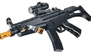 SALEOFF Musical Army & PUBG Themed MP5 Toy Gun-With Wonderful Smoke ...