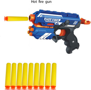 AMUSING Super design Hot Fire Soft Bullet Gun with 10 Safe Soft Foam ...