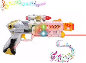Littlin Musical Laser Sound Gun Gun Toy with Light for Kids (3+ yr ...