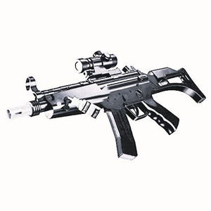 Toyvala Musical Army & PUBG Themed MP5 Toy Gun-With Wonderful Smoke ...