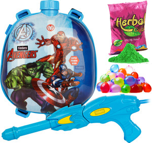 FIDDLERZ Holi Pichkari for Kids Backpack Water Tank Holi Combo 100 ...