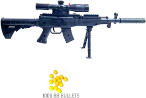 IndusBay 16 Inches Mini M4 M416 BB Bullet Toy gun with Laser Target ...
