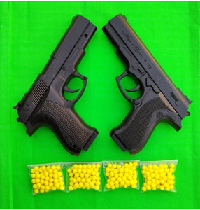 WHEELSQUARE BB Long Range Bullet gun (Pack of 2) with Bullets Guns ...