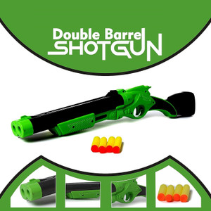 zokato Ben10 Double Barrel Shotgun Foam Blaster Double Barrel Gun For ...