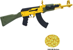 IndusBay 23 Inches Long AK47 BB Gun with 1000 BB Bullets AK-47 airsoft ...