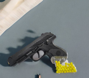 CUBEx mini toy pistol gun for kids. || air shooting gun for kids with ...