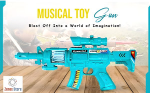 Zenex store Strike Toy Gun with Sound, Laser and LED Lights for Kids ...