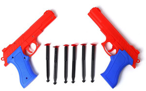 Btop Shooting Dart Guns Safe and Long Range Weapon Easy to Load Pull ...