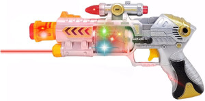 Sanchi Creation Toy Gun for Kids with Light, Sound & Vibration, Musical ...