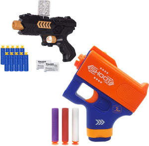 Toy Cloud Combo of 1 Jelly Shots 2 in 1 Gun(10 Darts) & 1 Mini Soft ...