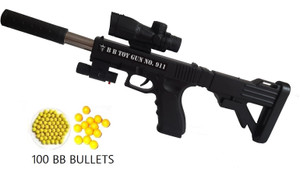 IndusBay 16 Inch M4 MK14 UMP 911 BB & water Bullet Airsoft Toy Gun with ...