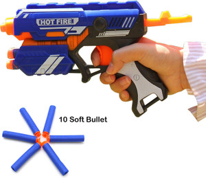 SAFESEED Blaze Storm Hot Fire Soft Bullet Gun with Bullet & Darts ...