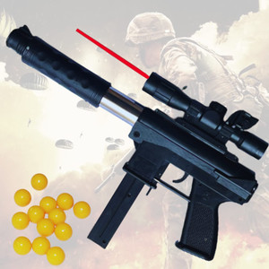 Mallexo Laser Light Gun Bulltes Long Range Target PUBG Gun AK47 ...