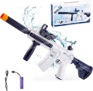 VikriDa Electric Water Gun (Holi Pichkari) Long Range Shooting M416 ...