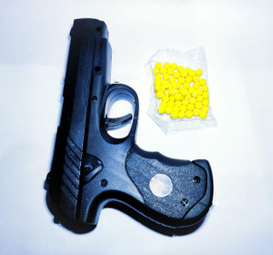 CUBEx Plastic Toy Gun for Kids - Black Mouser Gun with Extra Bullets ...